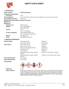 LPS cold galvanized corrosion inhibitor